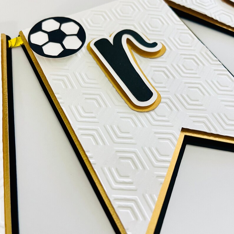 Soccer Girl Birthday Banner, Soccer Girl Party Decoration, Soccer Name ...