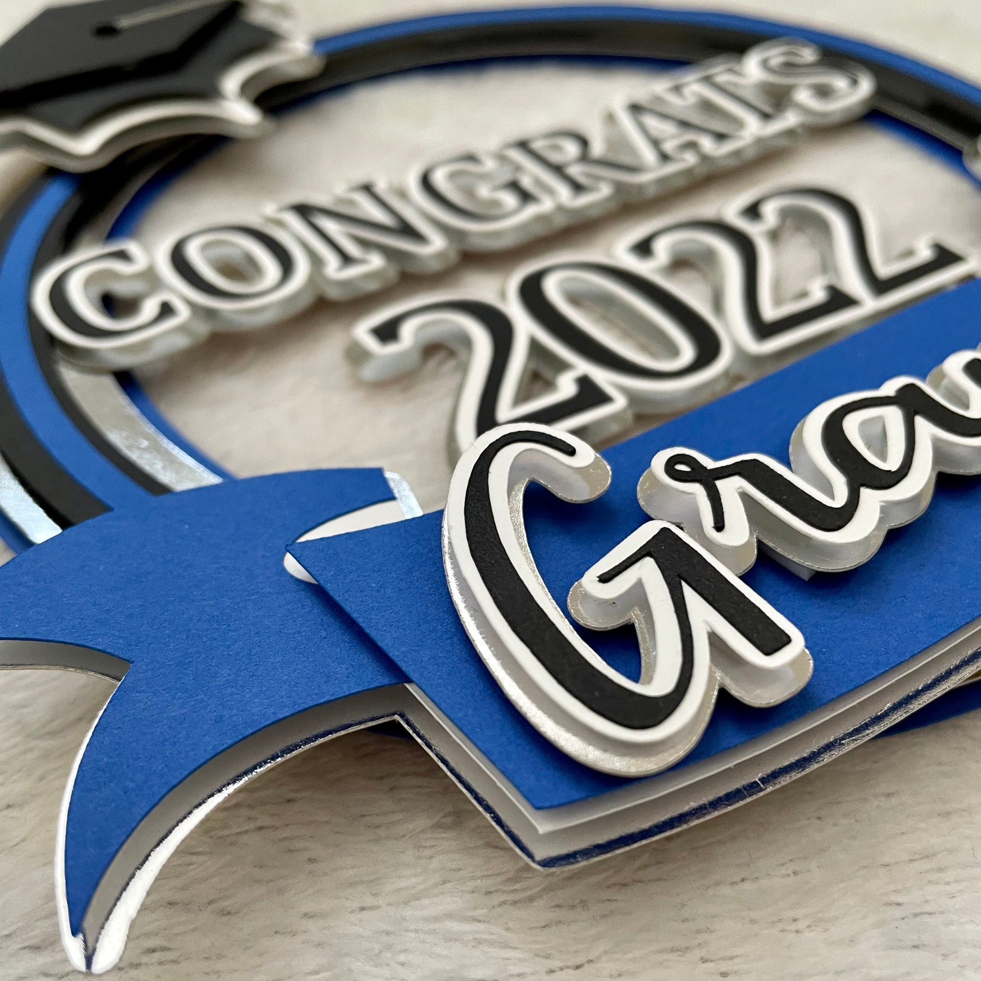 Custom Graduation Cake Topper, Class 2024 Cake Topper, Graduation ...