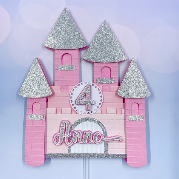Castle Cake Topper - Etsy