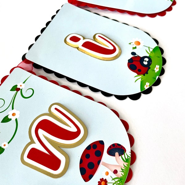 Ladybug Banner - Etsy