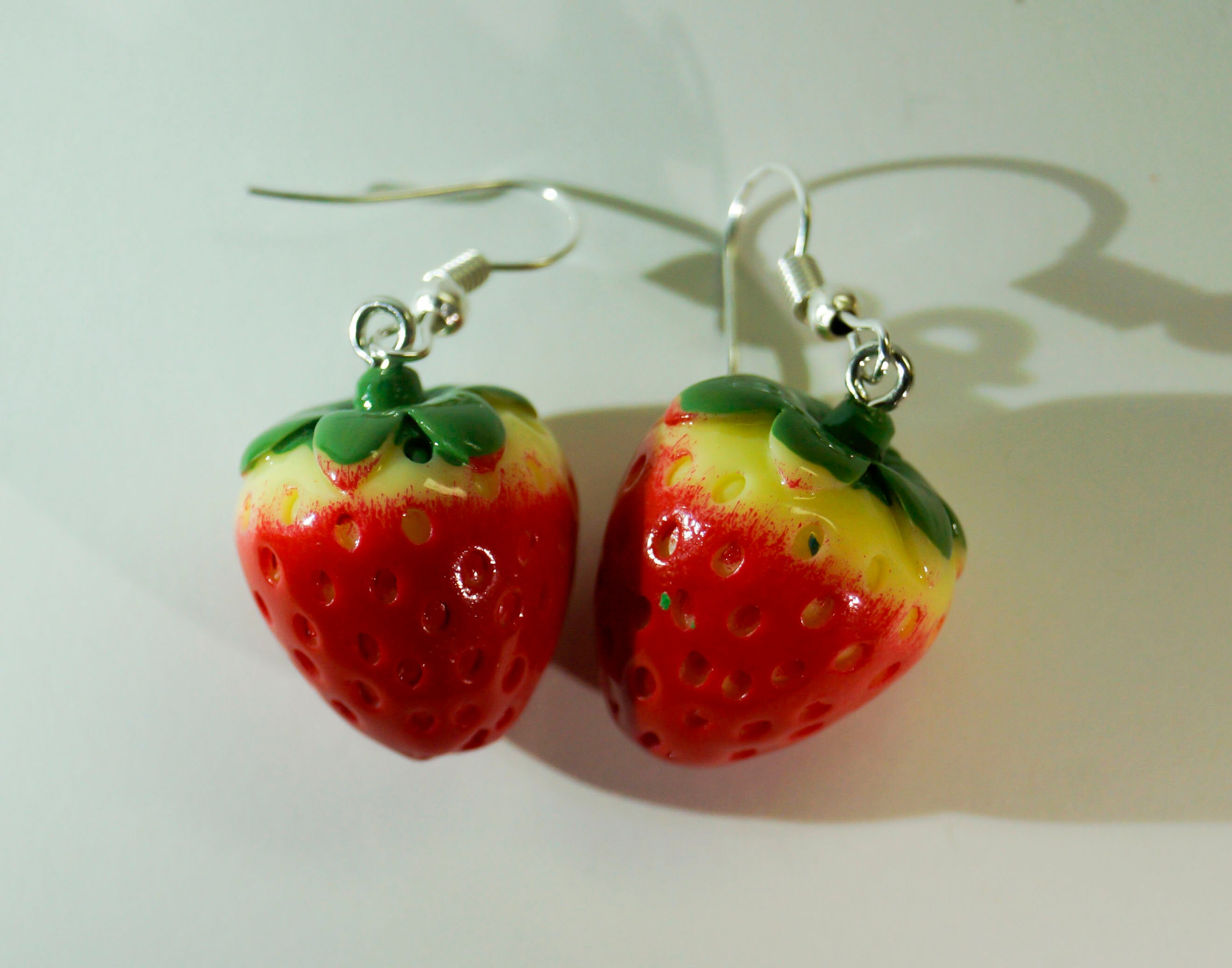 Strawberry Earring - Etsy