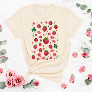 Raspberry Cottage Core T-shirt Raspberry Clothes Raspberry Shirt ...