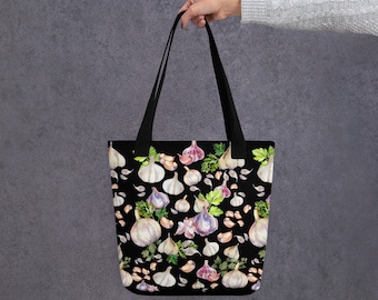 Cherry Cottage Core Tote Bag Garden Aesthetic Botanical Cherry Print ...