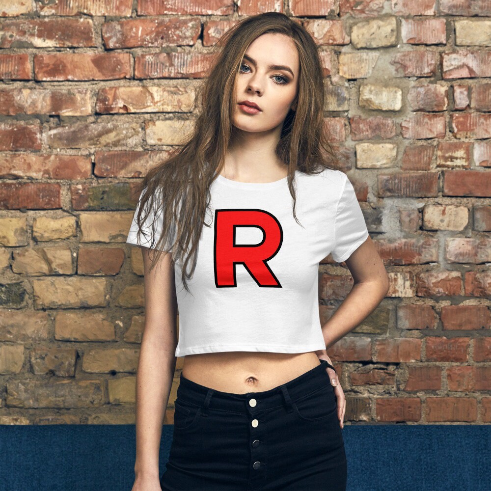 Team Rocket Crop Top, Anime Halloween Costume Shirt - Etsy
