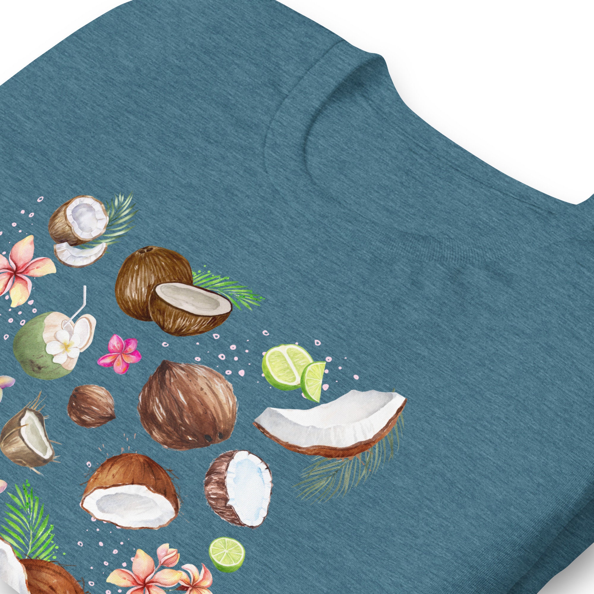 Coconut Lime Cottage Core T-Shirt Coconut Clothes Coconut Shirt Garden ...