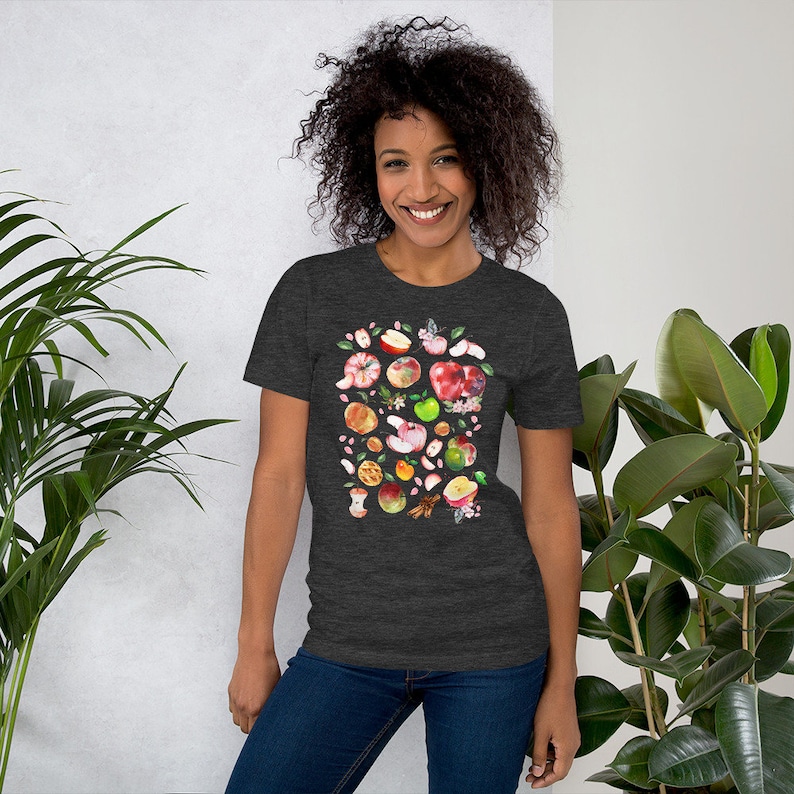 Apple Cottage Core T-shirt Apple Shirt Aesthetic Clothing | Etsy