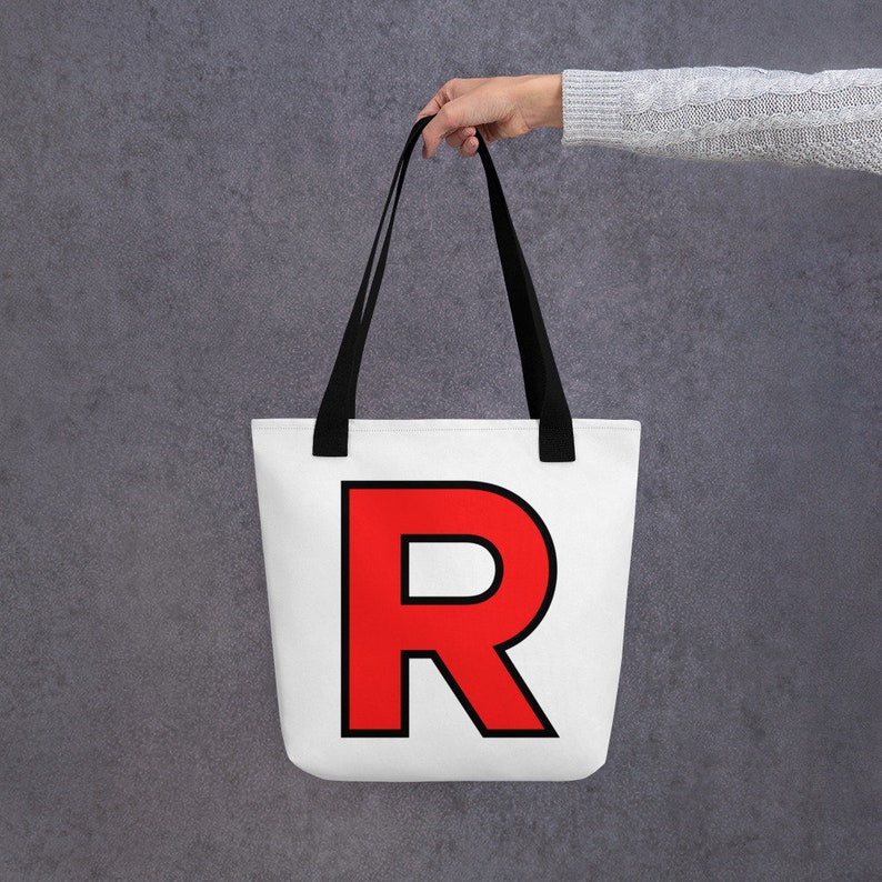 Team Rocket Bag Tote Red Black White Anime Convention Bag - Etsy