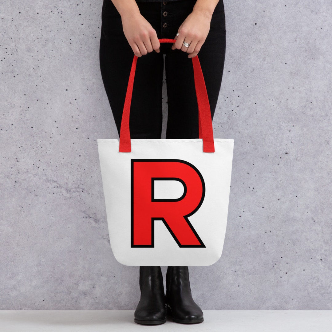 Team Rocket Bag Tote Red Black White Anime Convention Bag - Etsy