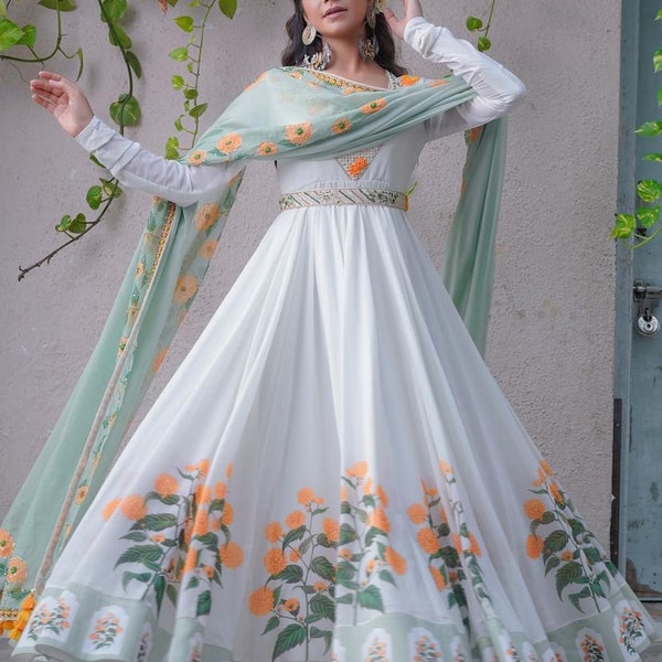 Long Frocks for Women Indian - Etsy