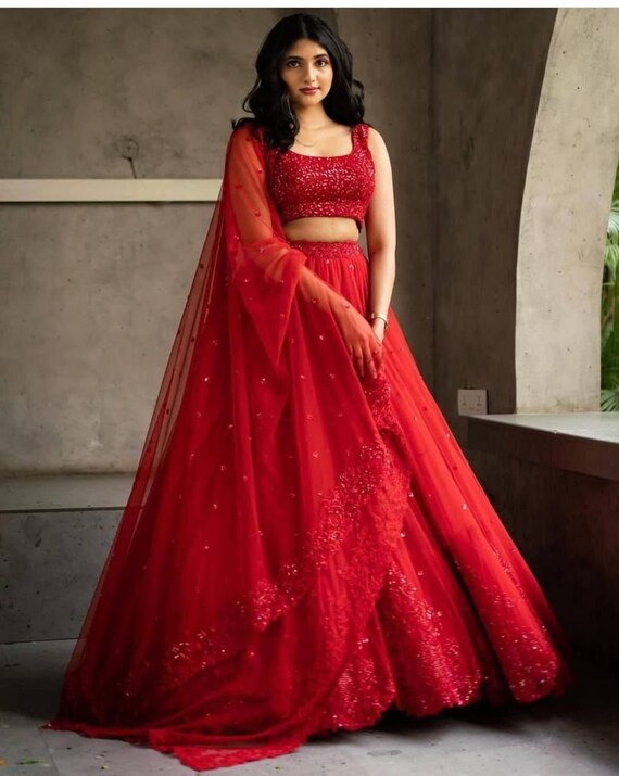 Bridal Lehenga Red Colour