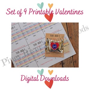 Printable "you and I Were Mint to Be" Valentines for Kids, Family ...