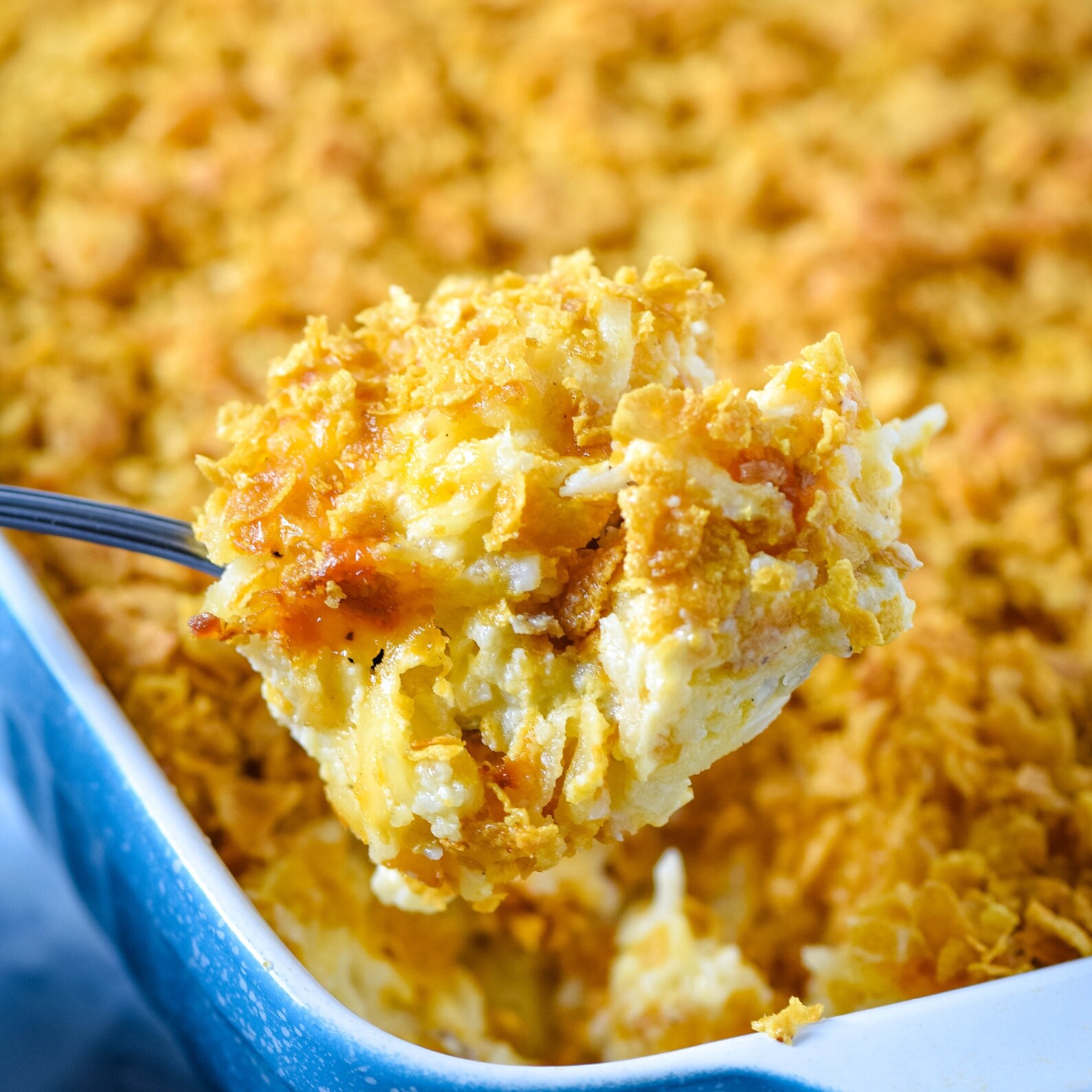 BEST Cheesy Hash Brown Casserole | Funeral Potatoes RECIPE Instant ...