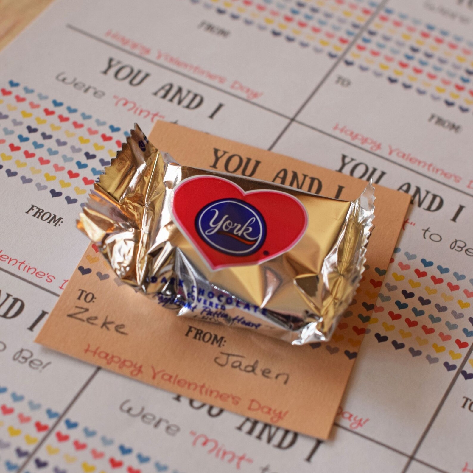 Printable "you and I Were Mint to Be" Valentines for Kids, Family ...