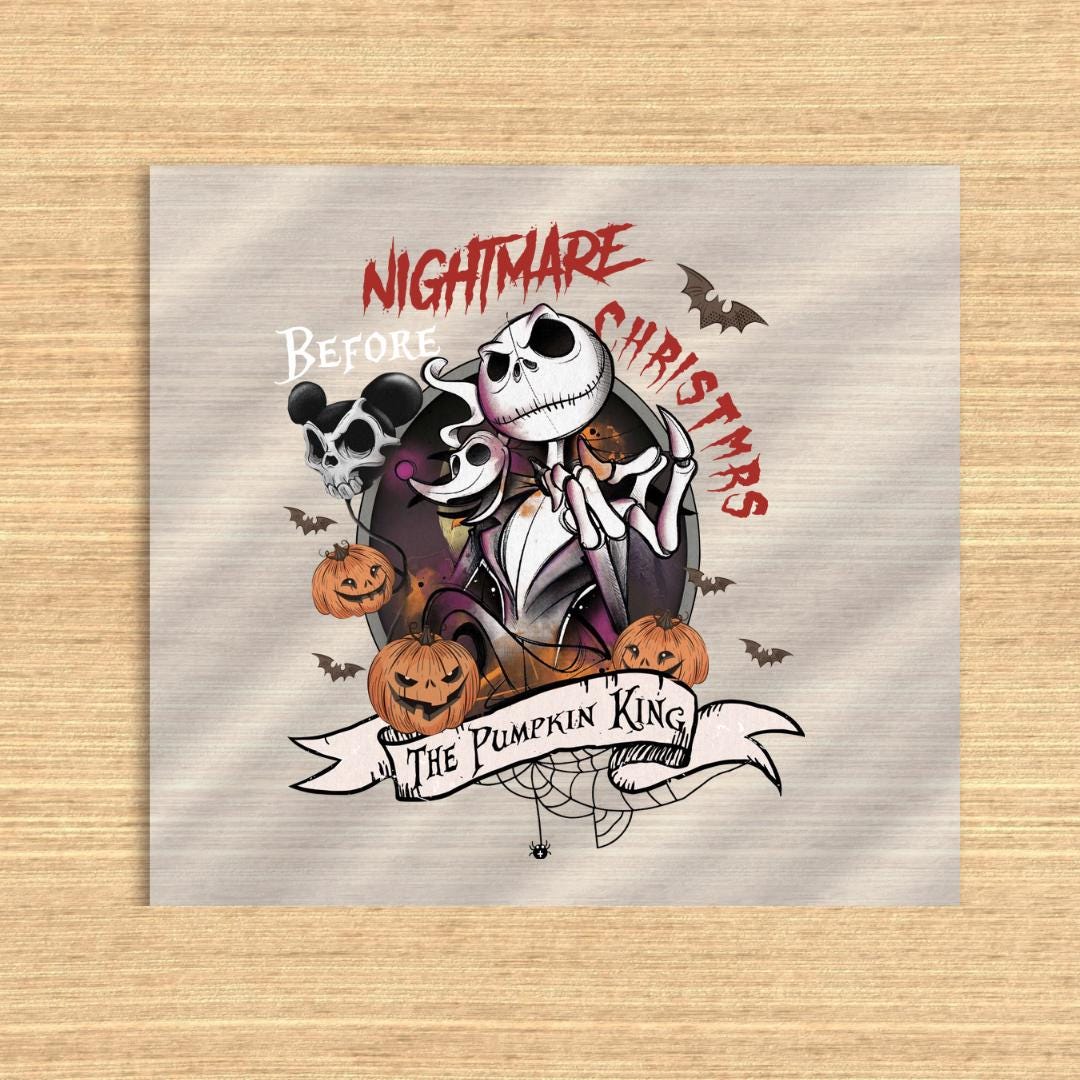 Dtf Ready to Press Jack Nightmare Before Christmas Direct to Film ...