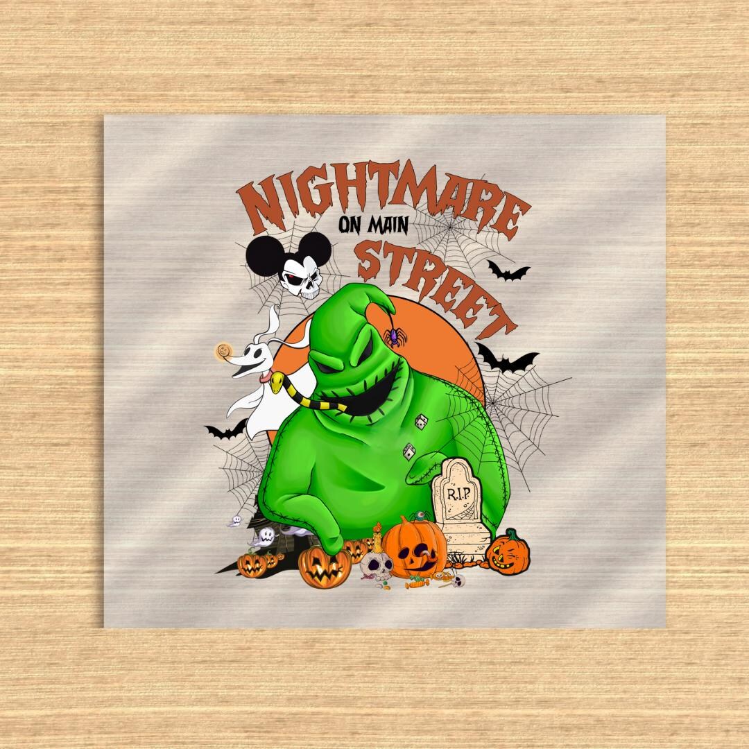 Dtf Ready to Press Oogie Boogie Nightmare Before Christmas Direct to ...