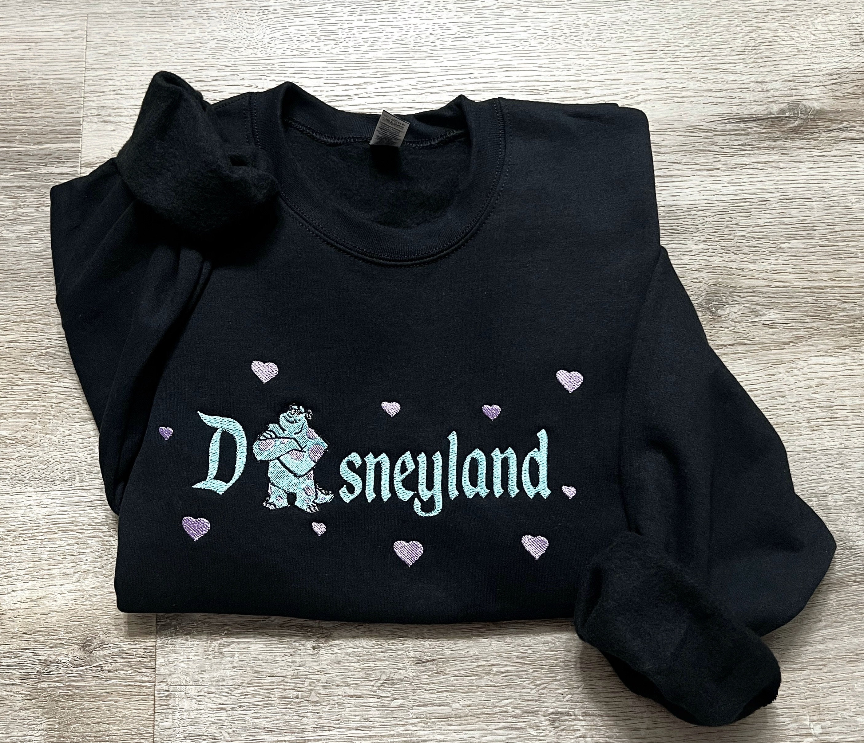 Disney Monsters Inc Custom Embroidered Sweater - Etsy