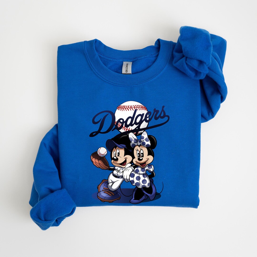 Dodgers Baseball Sports Team Disney Mickey and Minnie Mouse Disneyland ...