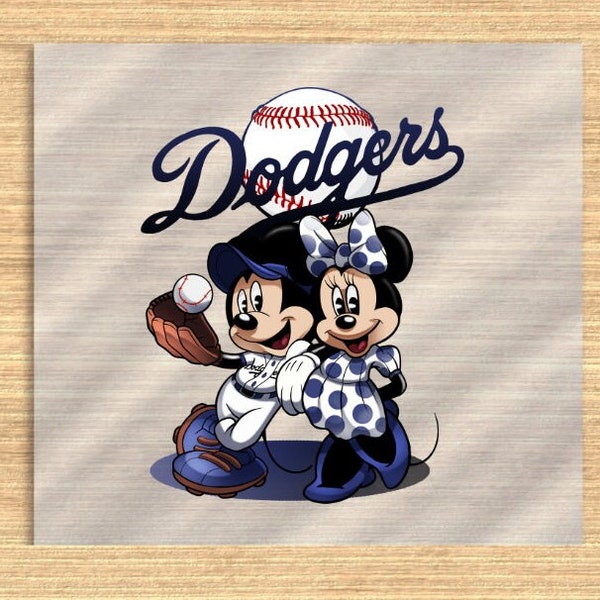 Mickey Mouse Dodgers Png - Etsy