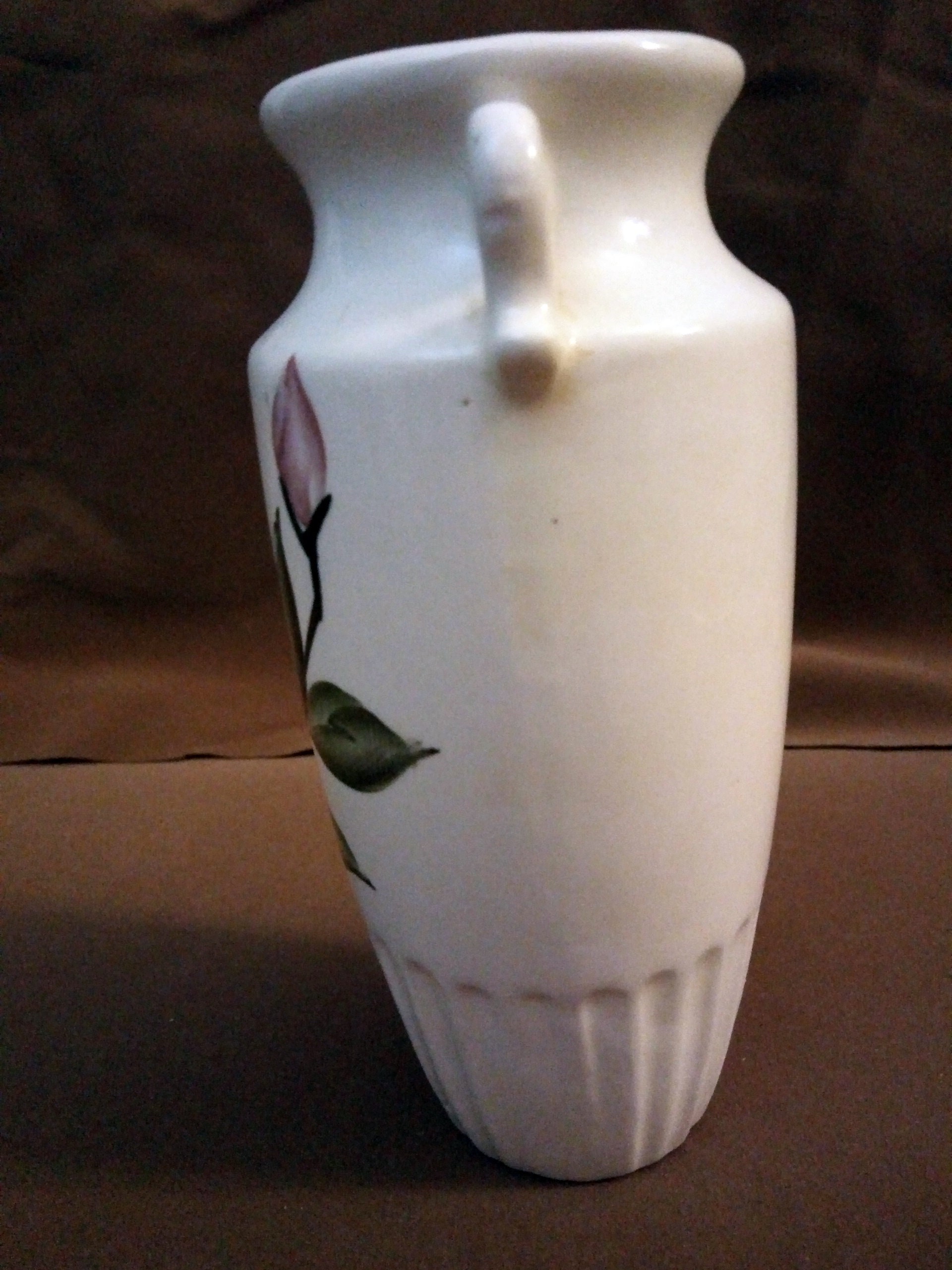Japan 3 Leaf Clover Mark Ceramic Vase W/hand Painted Flowers - Etsy