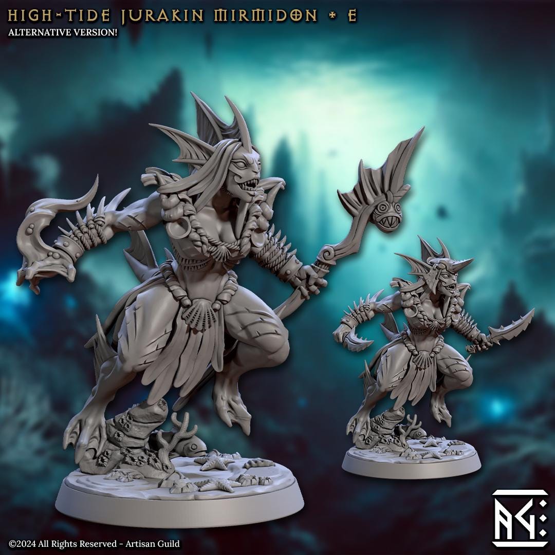 Mirmidon Fighter E - Monster - Artisan Guild - Dungeons and Dragon - Etsy