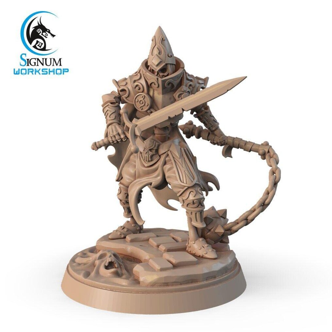 Zombie Knight - Undead Chain Sword - Signum Games - Fantasy Dungeons ...
