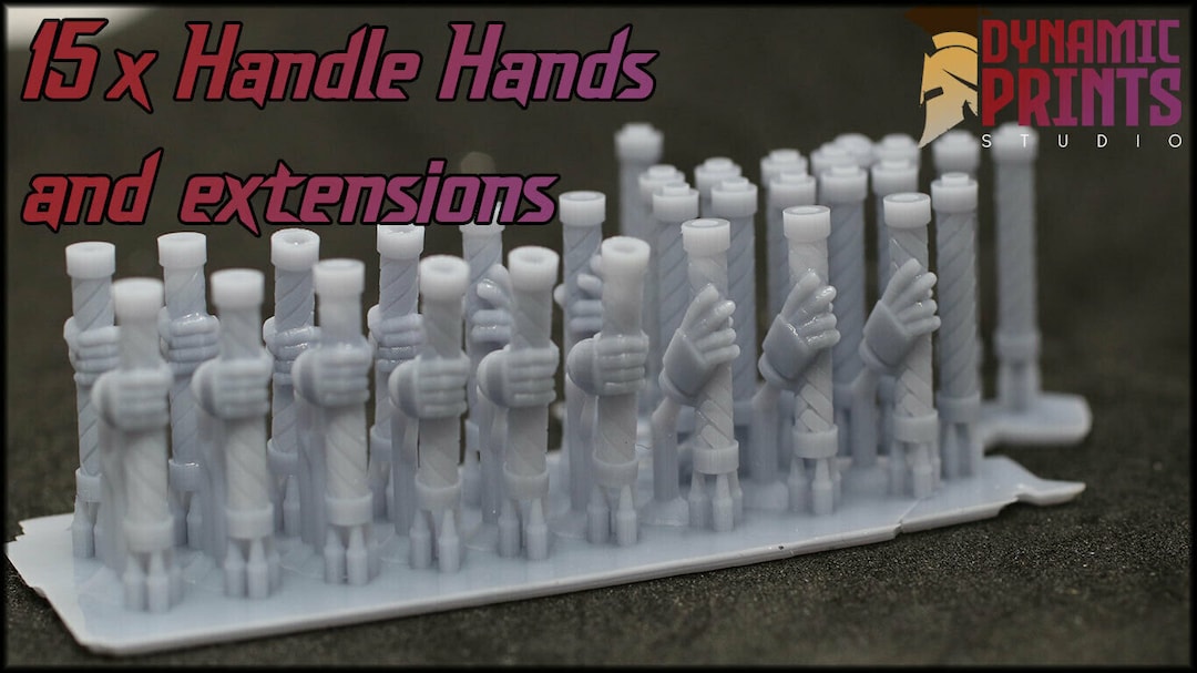 15x Gripped Handles for Conversions - Marine Bits War Gaming Sci-fi ...