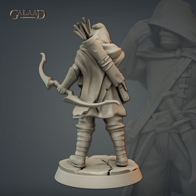 Bandit / Thief C - Galaad Miniatures - Dungeons and Dragons - Etsy