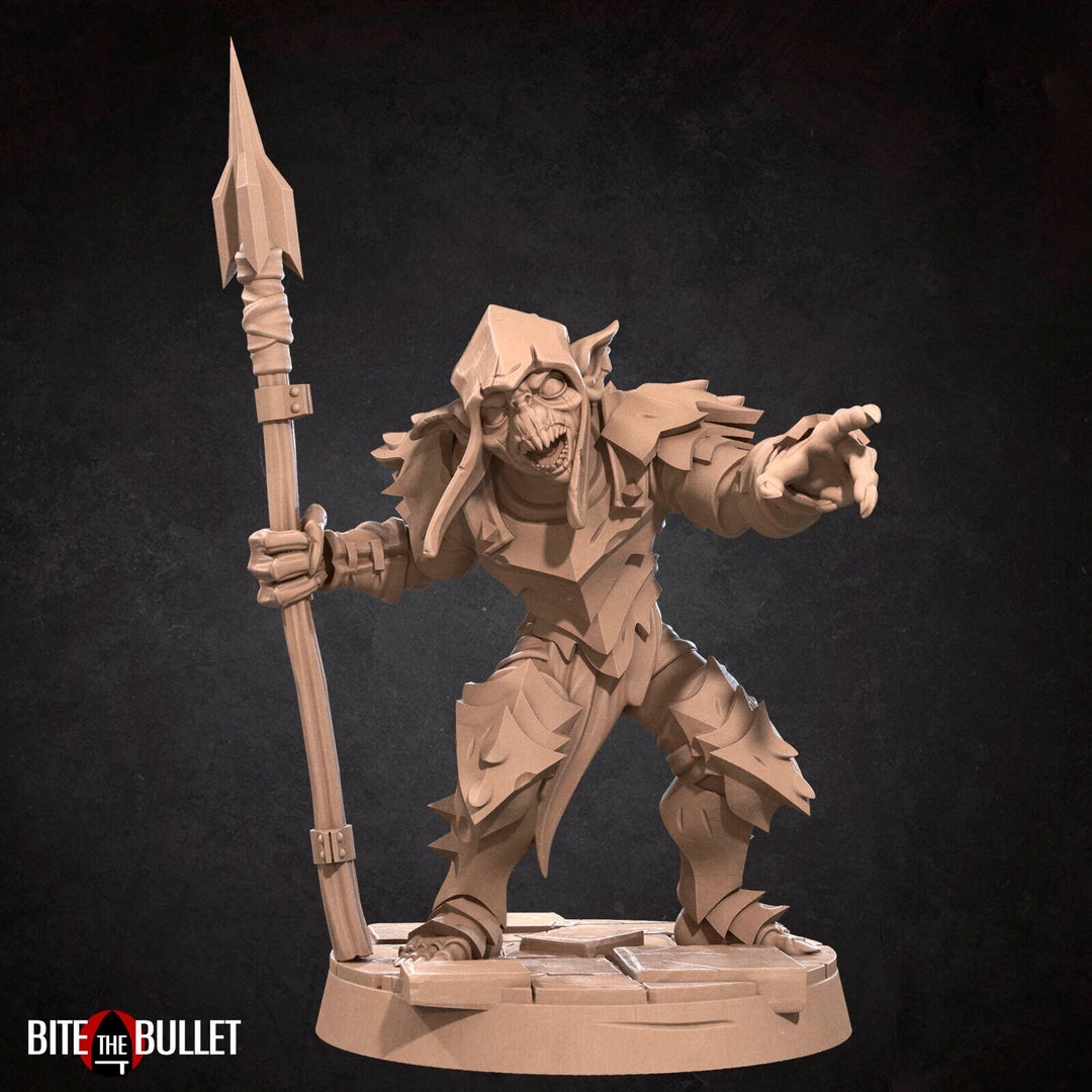 Orc / Goblin Fighter D - Bite the Bullet - Dungeons and Dragons - Etsy