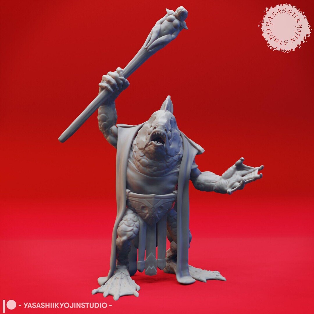 Kuo-toa Merfolk Fishman Priest Monster - Yasashii - Dungeons and ...