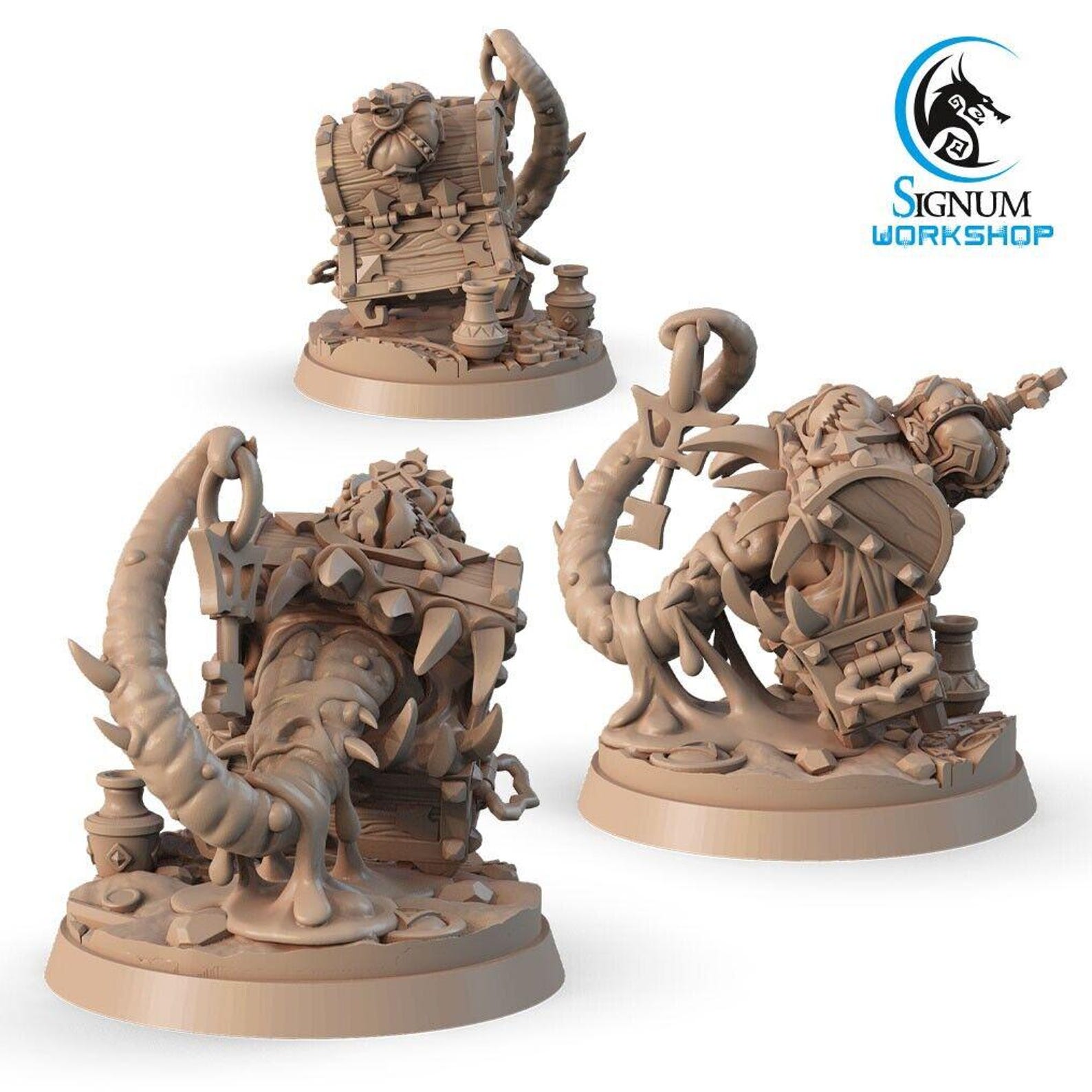 Chest Mimic - Fanged Tooth Monster - Signum Games - Fantasy Dungeons ...