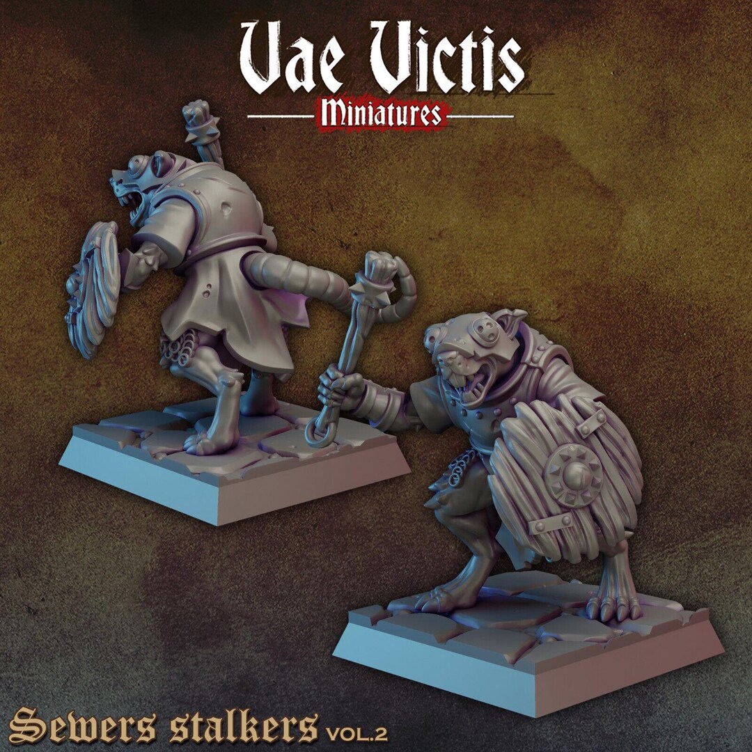 Ratfolk C Monster Vae Victis Dungeons and Dragons - Etsy