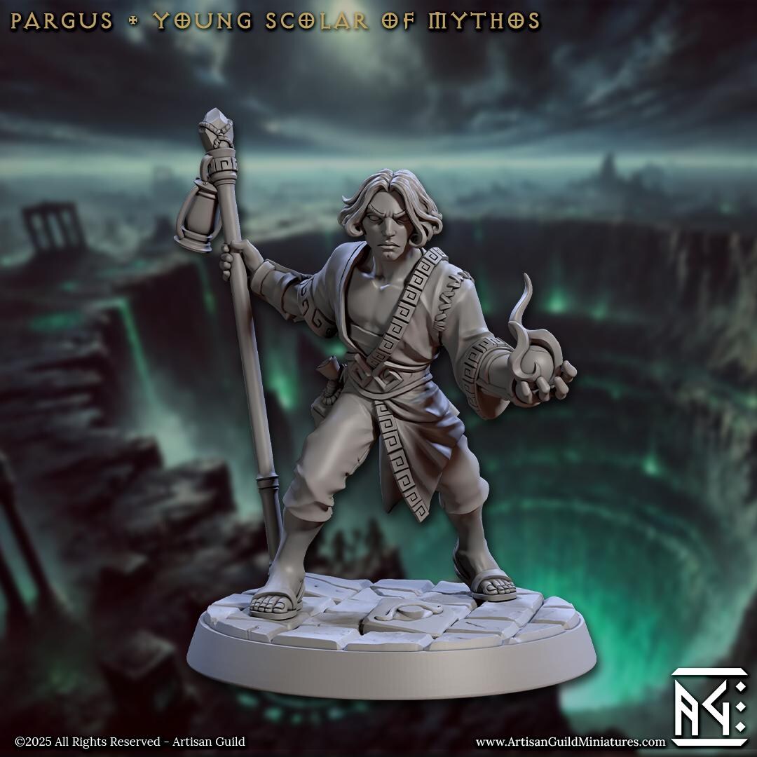 Pargus - Human Mage Scholar Sorcerer - Artisan Guild - Dungeons and ...
