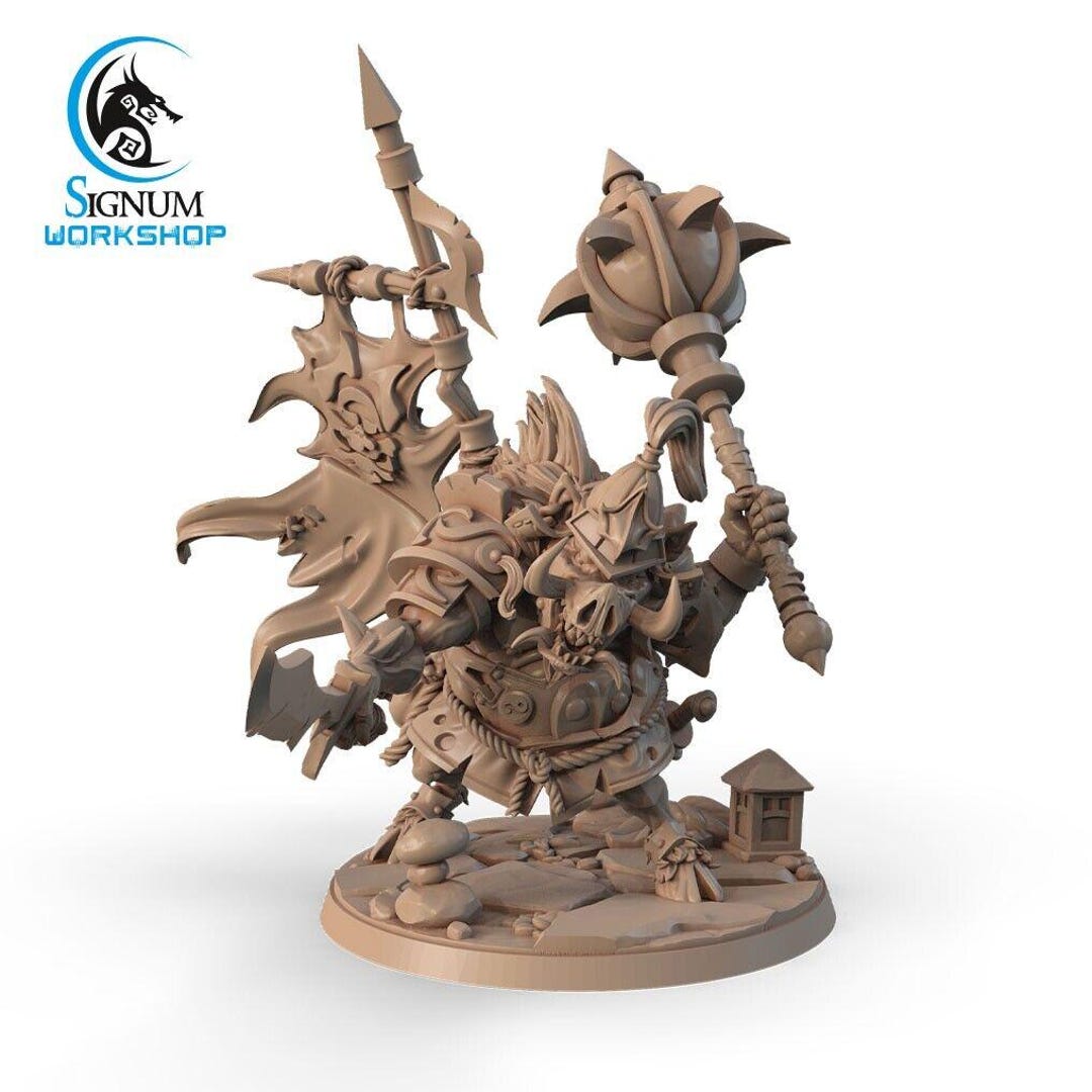 Taiki - Boar Hogfolk Warrior - Signum Games - Fantasy Dungeons and ...