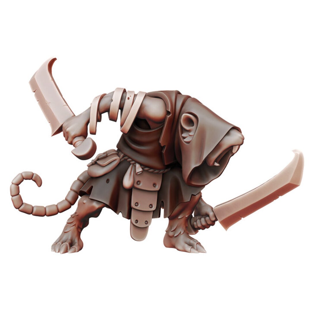 Ratfolk Brigand / Rogue / Fighter - Manuel Boria - Dungeons and Dragons ...