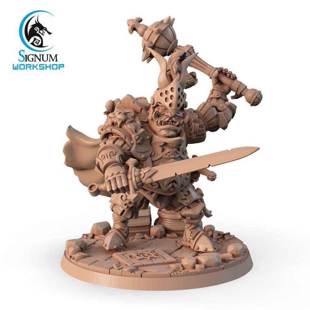 Ogre Heavy Infantry Mace Fighter Signum Games Fantasy Dungeons and ...