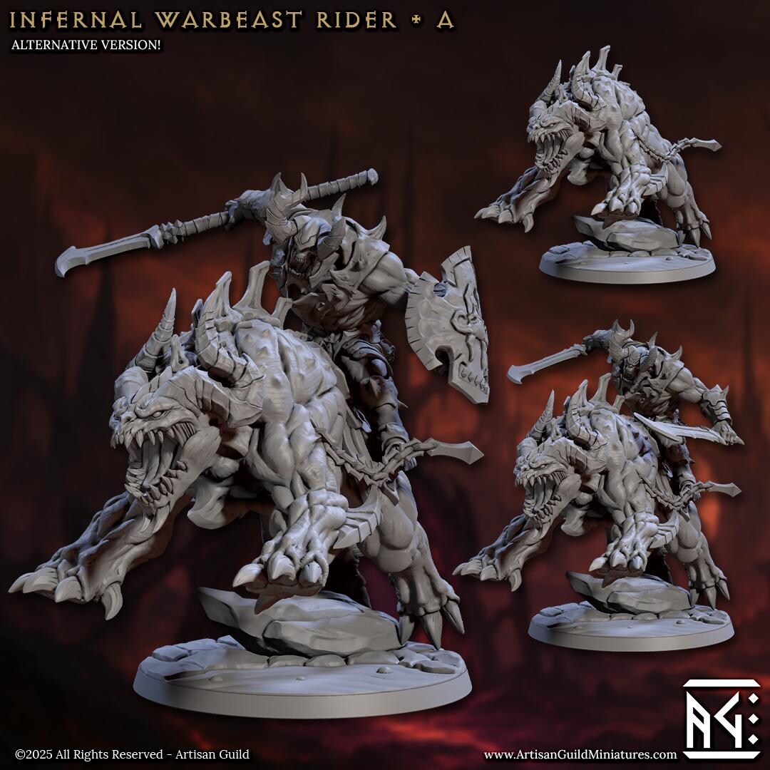 Infernal Warbeast - Glaive Hellhound - Artisan Guild - Dungeons and ...