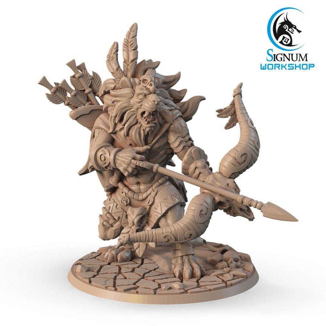 Teferi - Leonin Ranger Archer - Signum Games - Fantasy Dungeons and ...