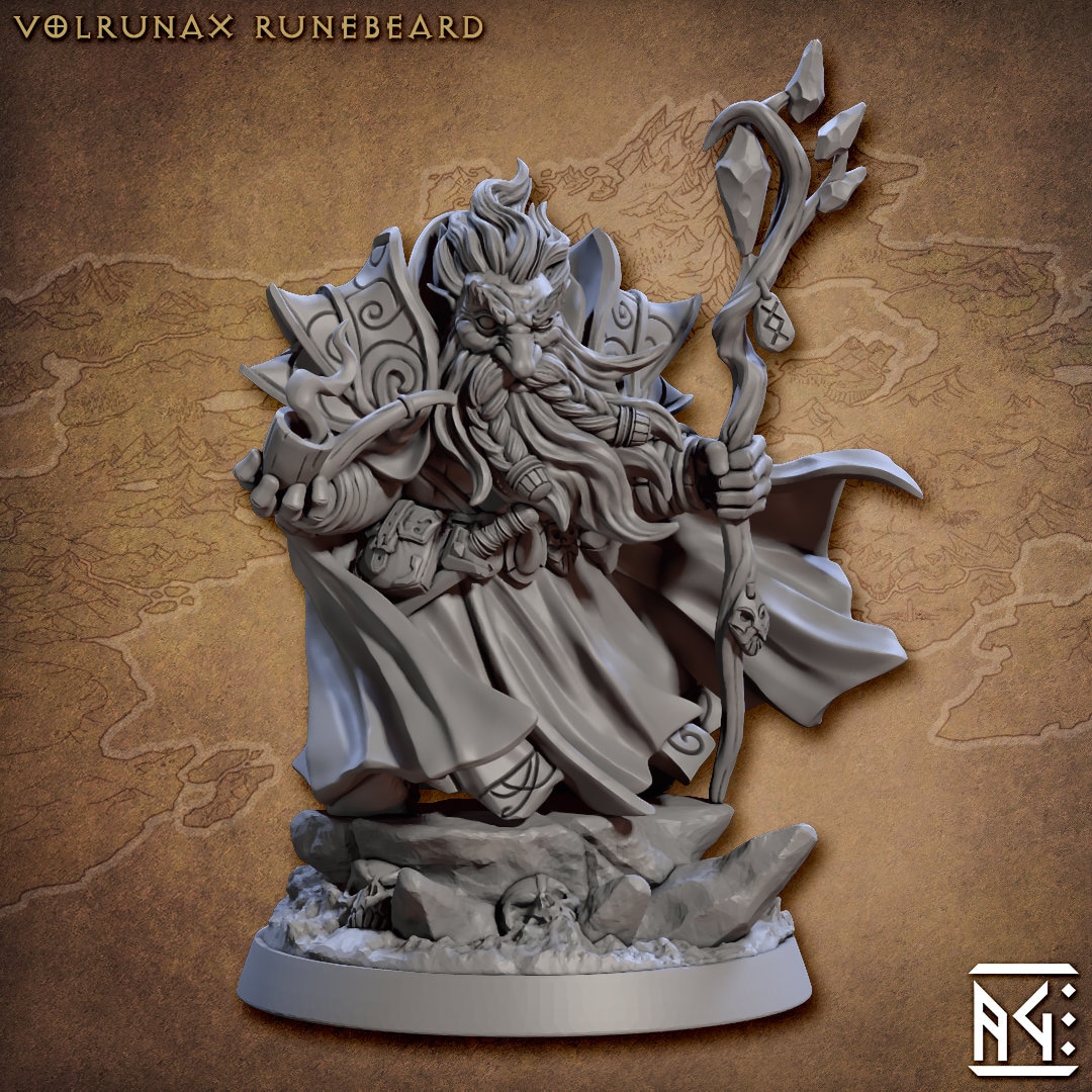 Dwarf Wizard - Mage / Sorcerer - Artisan Guild Fantasy Dungeons and ...