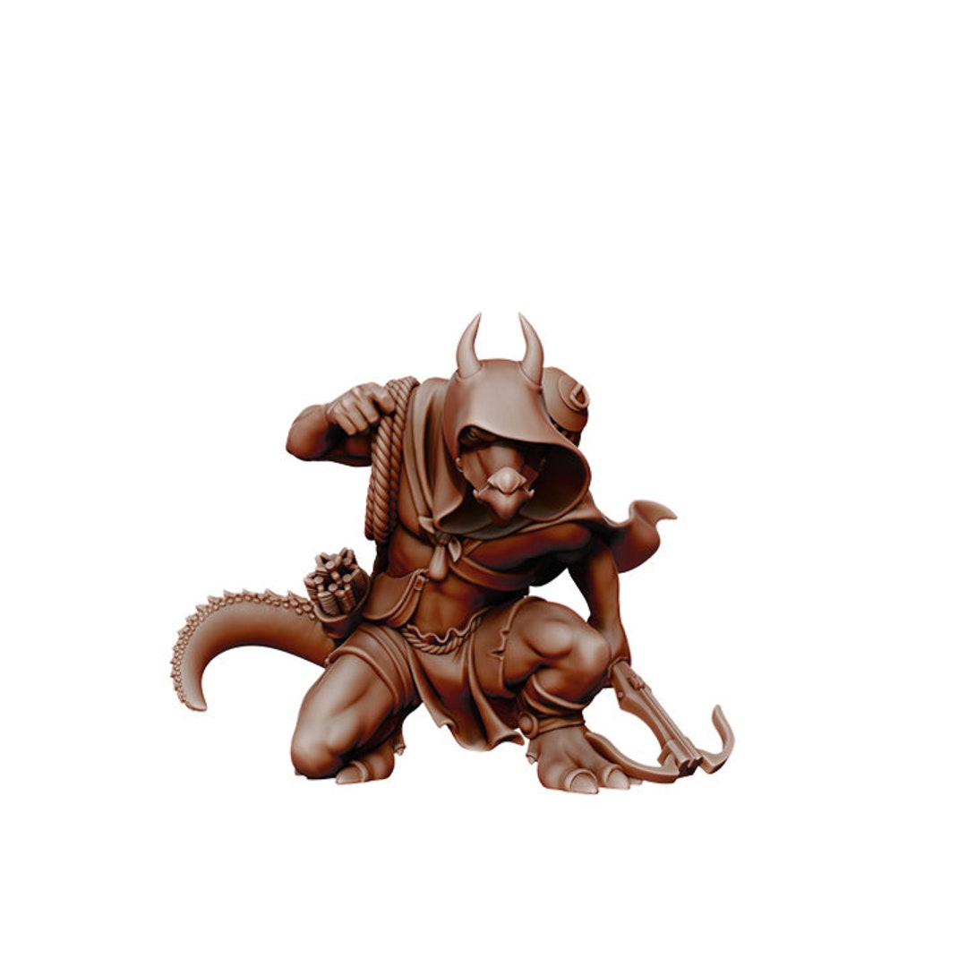 Kobold Ranger Hunter Trapper Dungeons and Dragons Fantasy Miniature ...