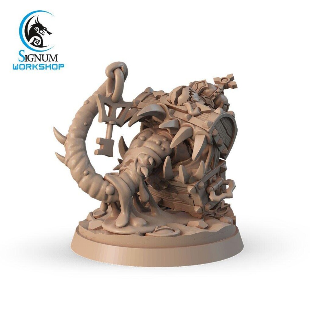 Chest Mimic Fanged Tooth Monster Signum Games Fantasy Dungeons and ...