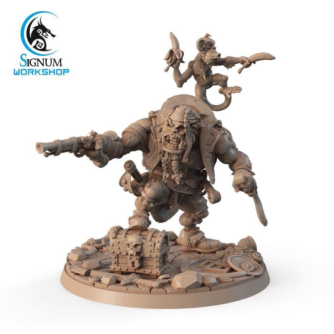 Krank & Kranky - Orc Monkey Pirate - Signum Games - Fantasy Dungeons ...