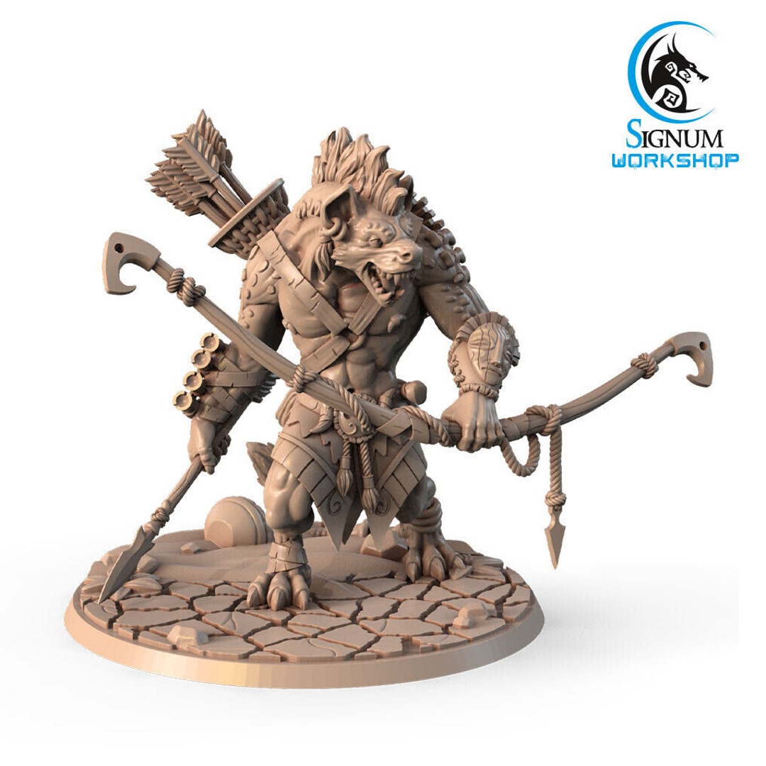 Chima Ranger / Fighter Gnoll Signum Games Fantasy Dungeons and Dragons ...