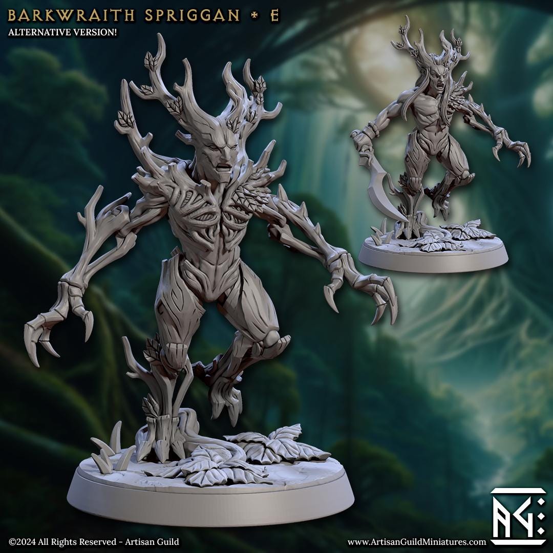 Tree Spirit Spriggan - Monster - Scimitar - Artisan Guild - Dungeons ...