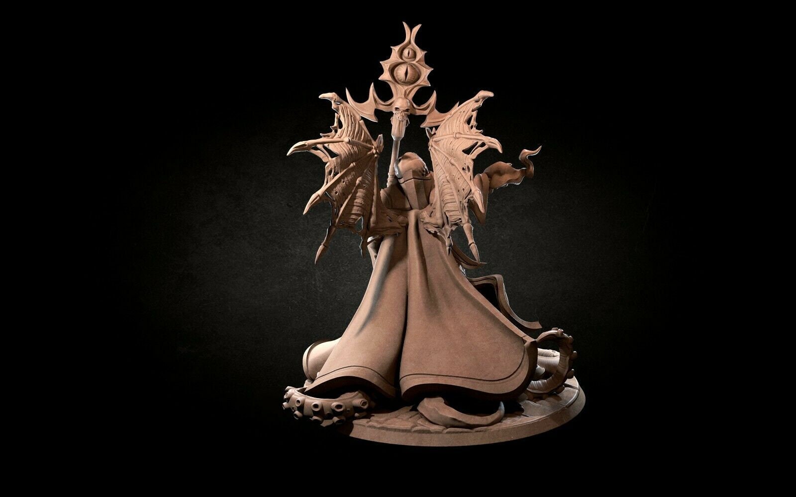 Kerioth - EPIC Illithid Monster Bite the Bullet Unit 32mm Fantasy ...