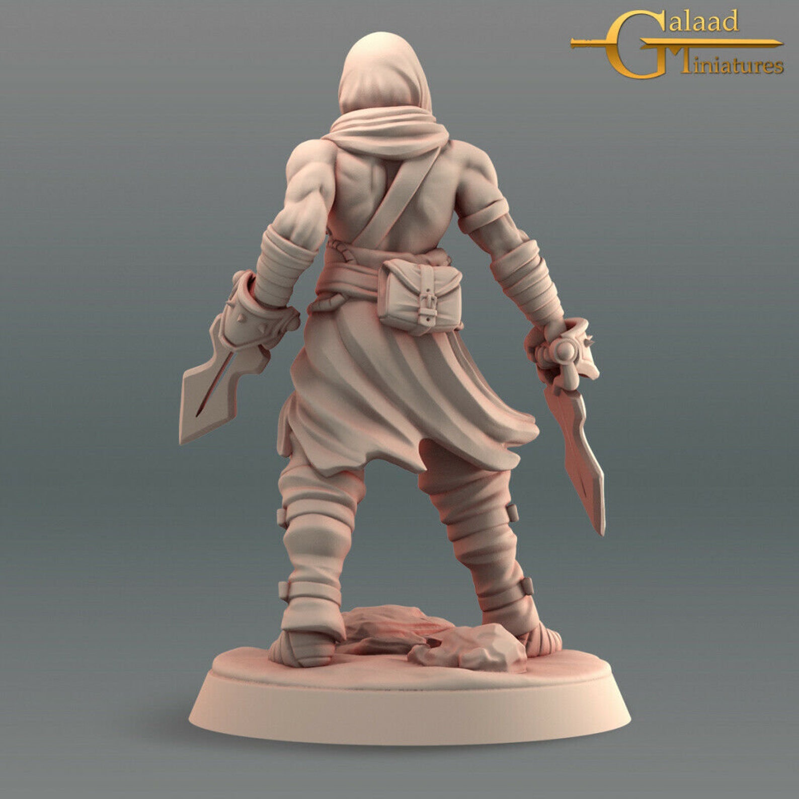 Assassin Katar Hooded - Galaad Miniatures - Fantasy Dungeons and ...