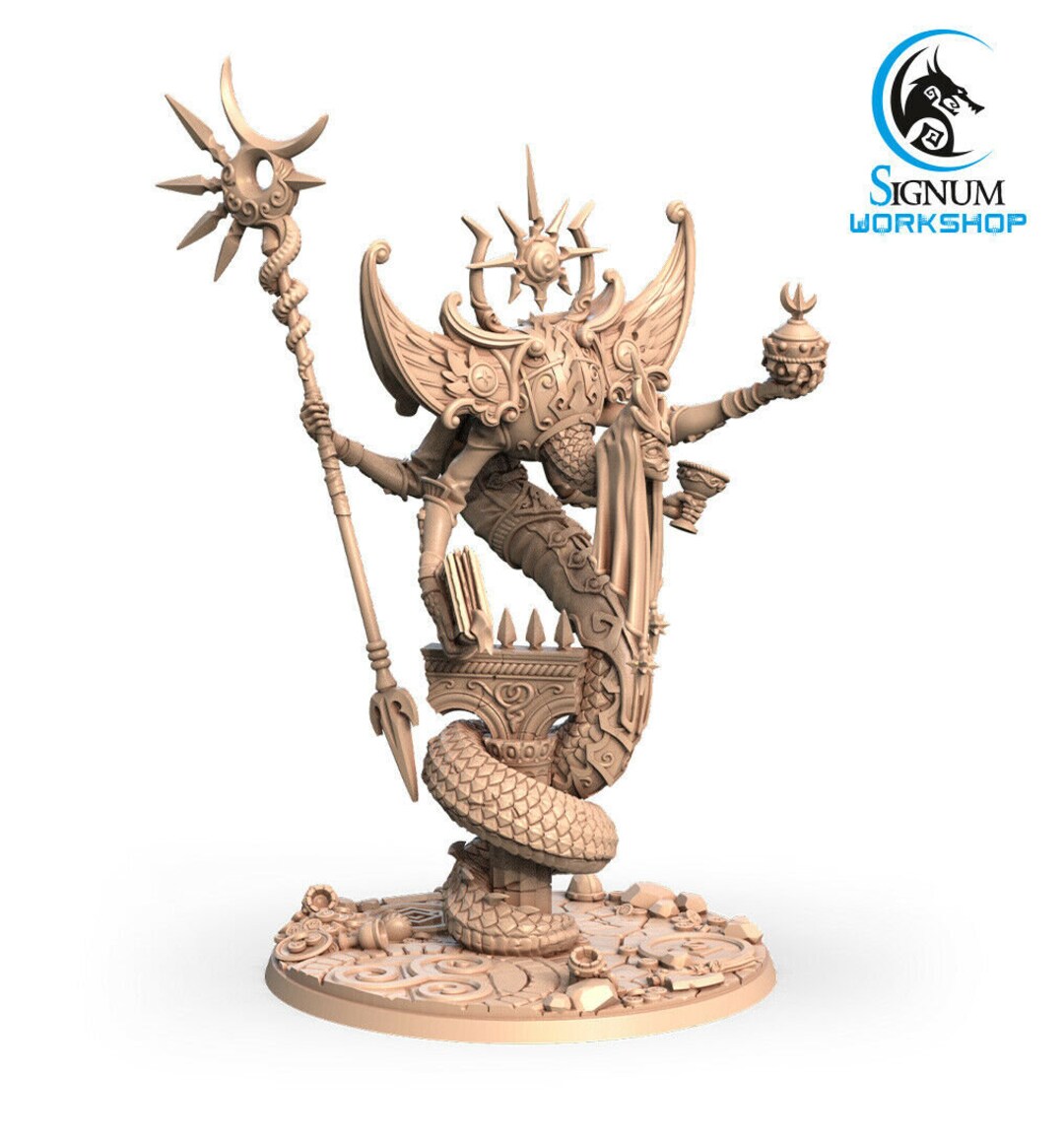 Serpentine Demon Sorceress - Signum Games - Fantasy Dungeons and ...
