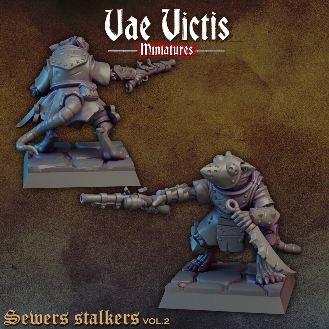 Ratfolk E Monster Vae Victis Dungeons and Dragons - Etsy