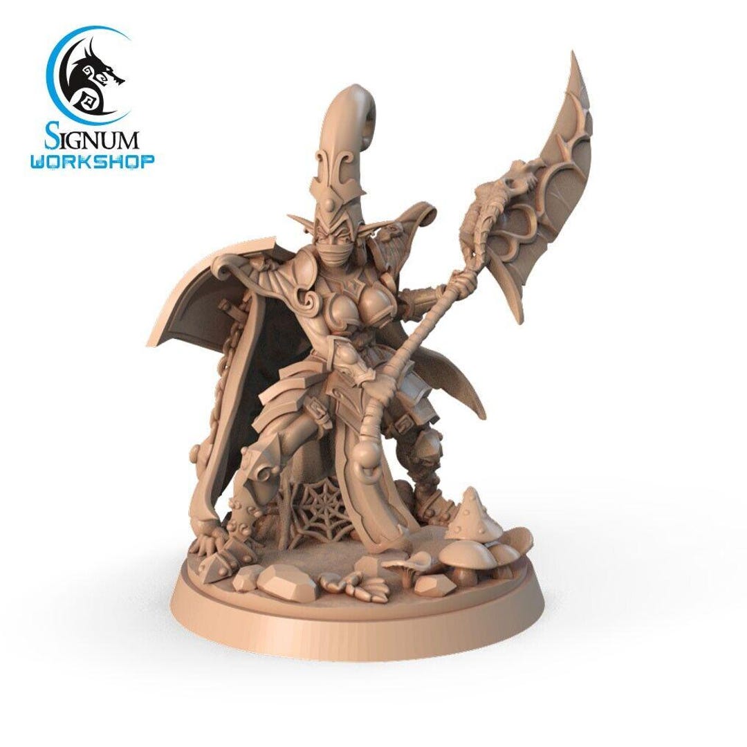 Buy Indnet - Dark Elf Warrior Halberd - Signum Games - Fantasy Dungeons ...