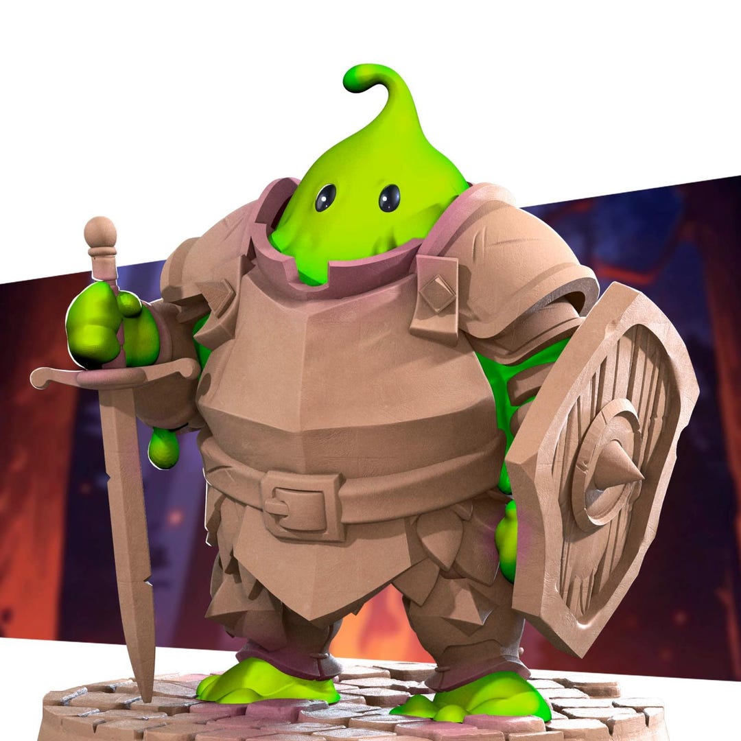 Plasmoid Warrior - Ooze Blob Adventurer - Bite the Bullet - Dungeons ...