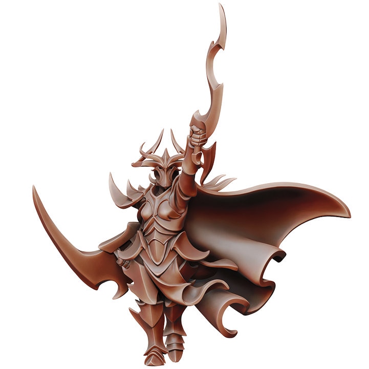 Pride Knight Resin 3D Printed Warhammer Sigmar Slaanesh Chaos Miniature ...